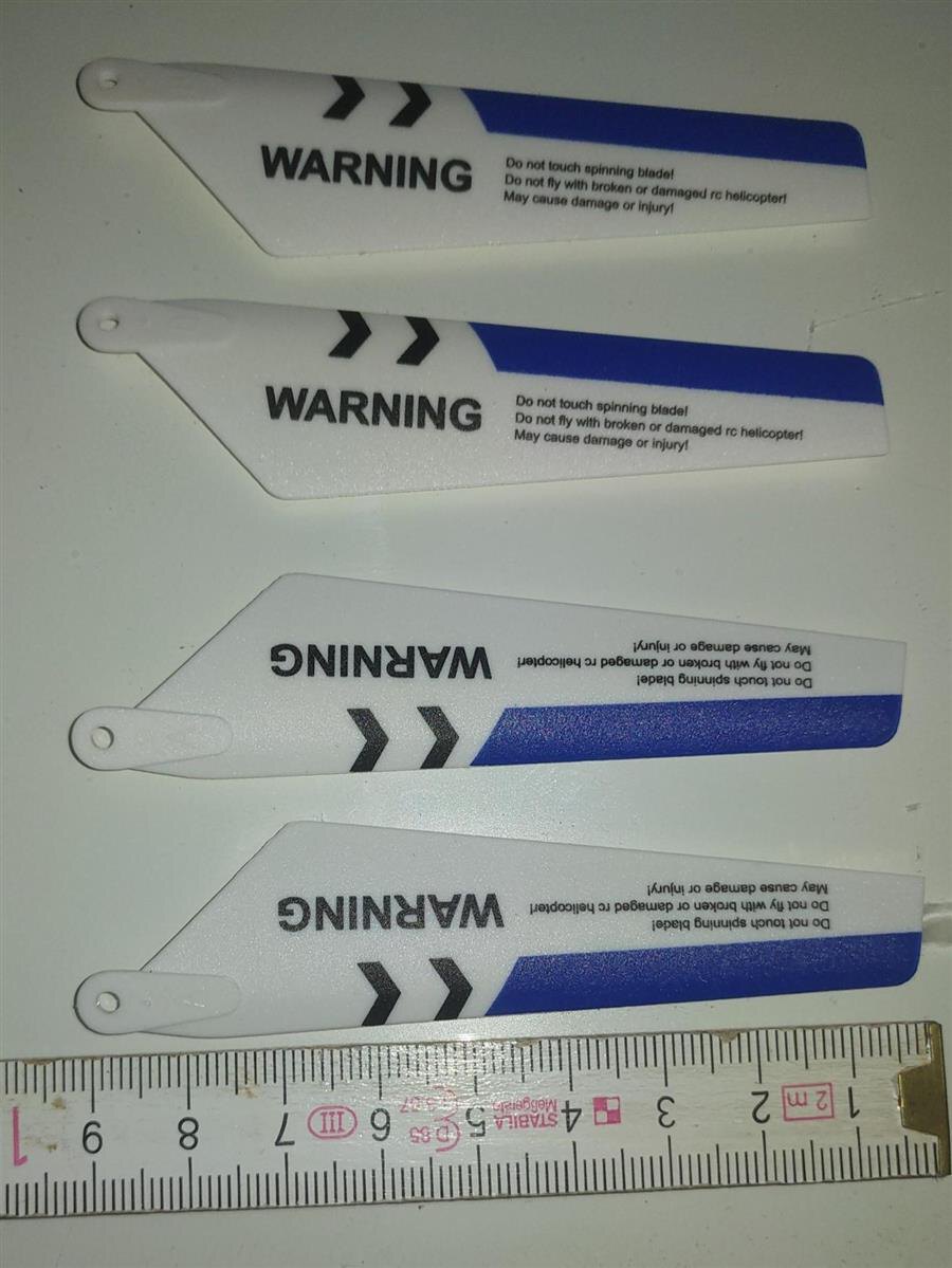 Dynam Vortex M100 / Zoopa 150 Hauptrotorblätter blau, 6,90