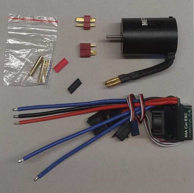 Antriebsset Brushless - 1/10 - Regler 60A - Motor 3.250KV - waterproo